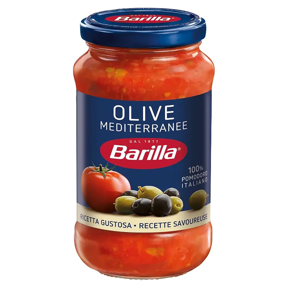 Barilla Salsa Olive Mediterranee 400 Gr - Paiz Honduras