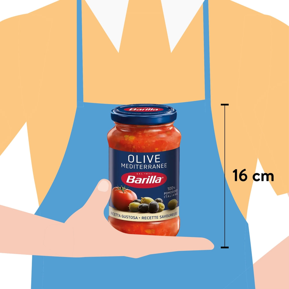 Barilla Salsa Olive Mediterranee 400 Gr - Paiz Honduras