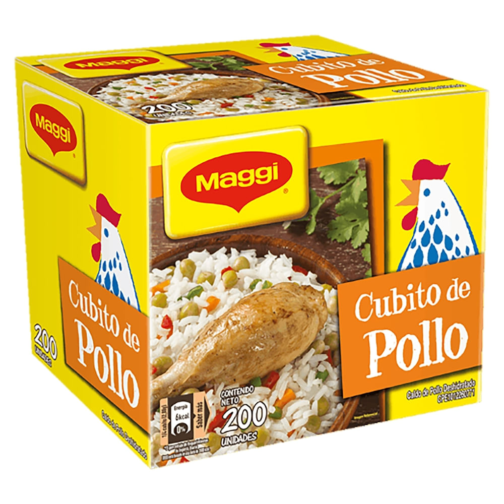 Comprar Promo Cubitos Maggi Pollo 200unid 800gr | Walmart Honduras