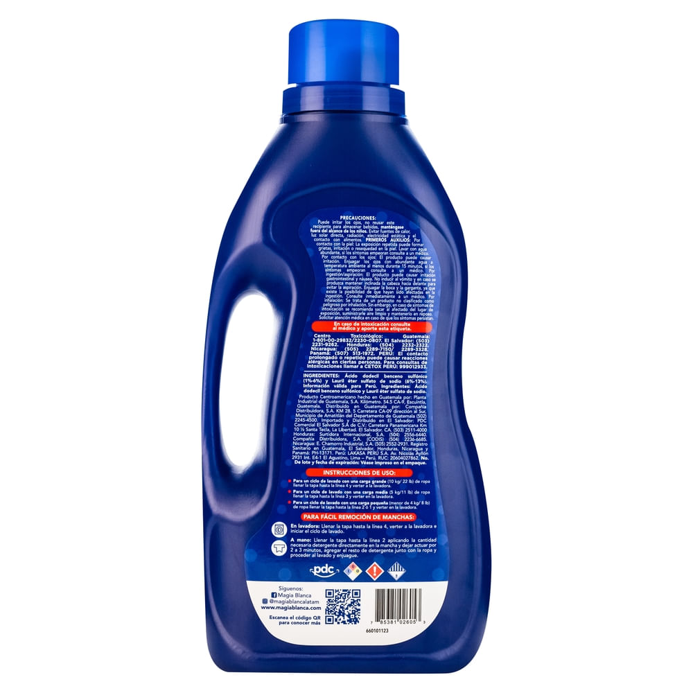 Detergente Magia Blanca Liqu 2en1 2000ml