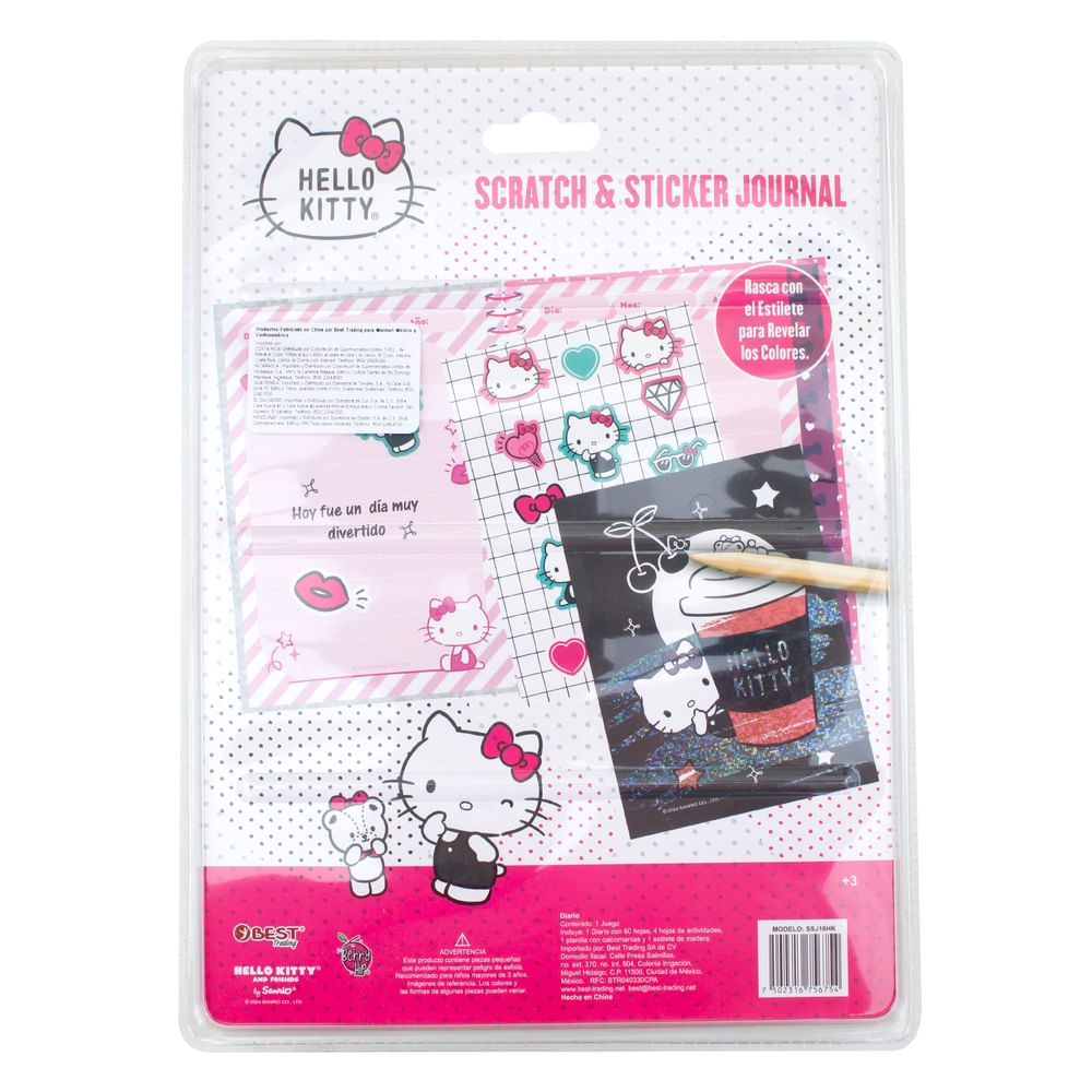 Comprar Bt Diario Scratch Hello Kitty | Walmart Honduras