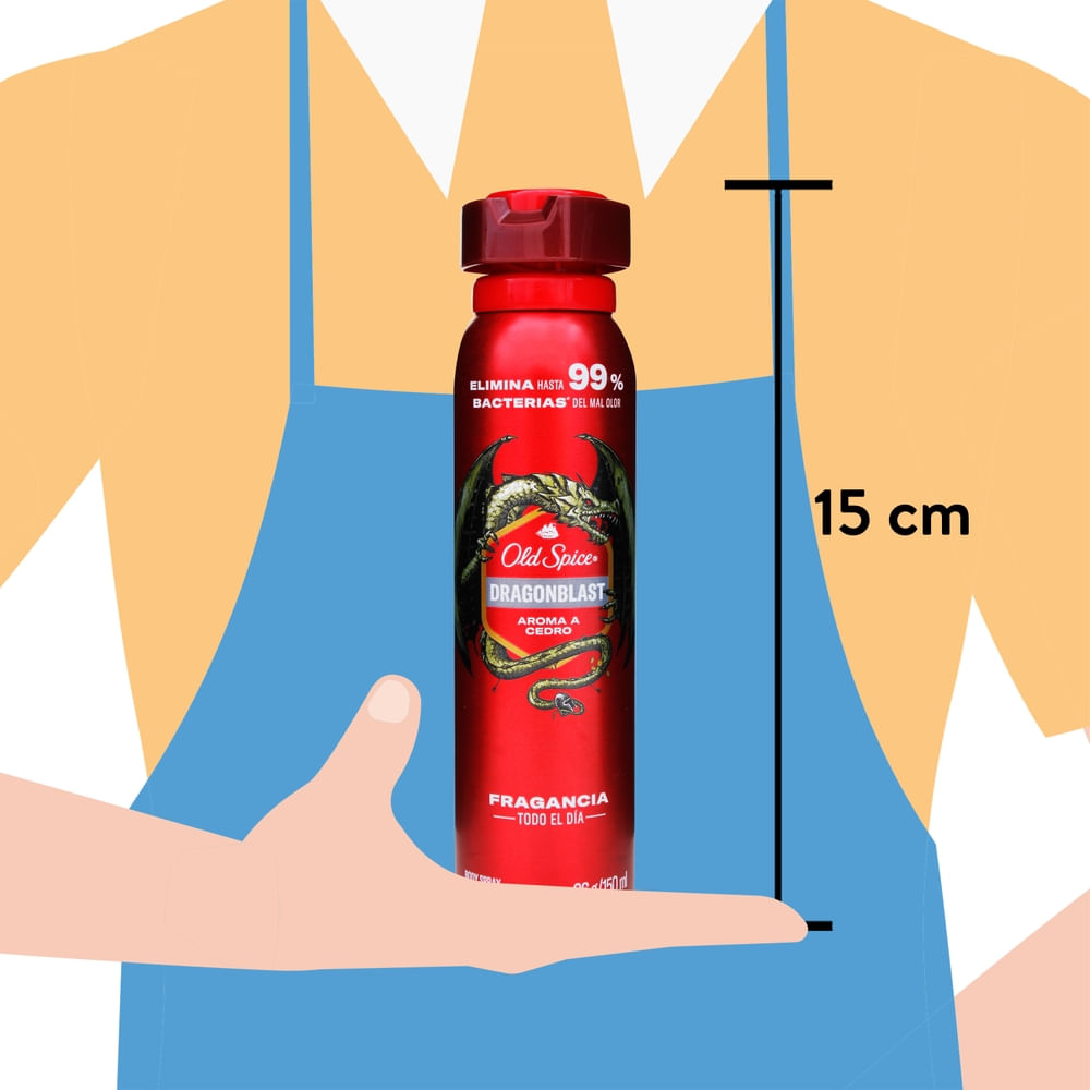 Desodorante Old Spice Spray Dragon 96 Gr - Walmart | Honduras