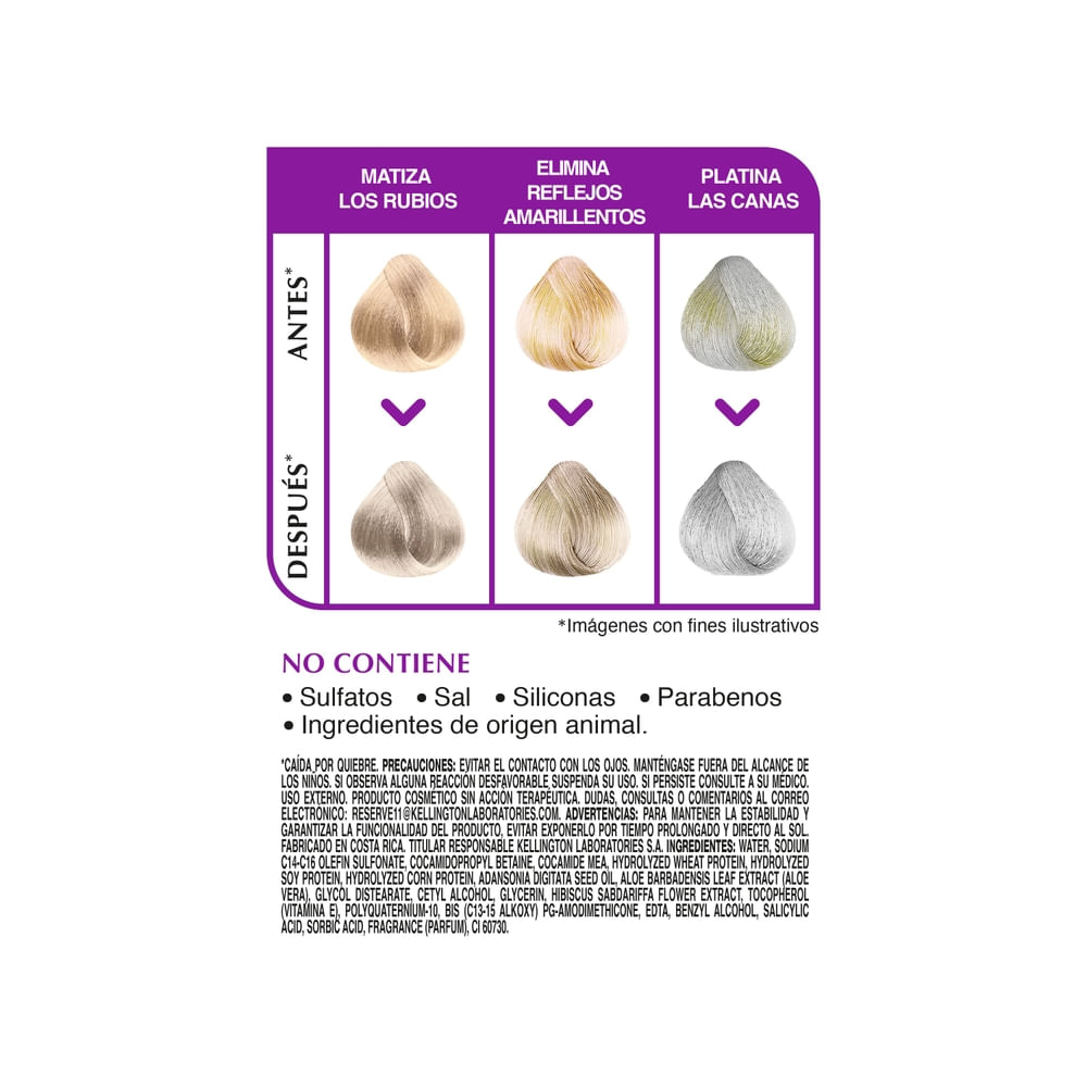 Comprar Shampoo Reserve 11 Silver Plex Platinador Matizante - 400 ml ...