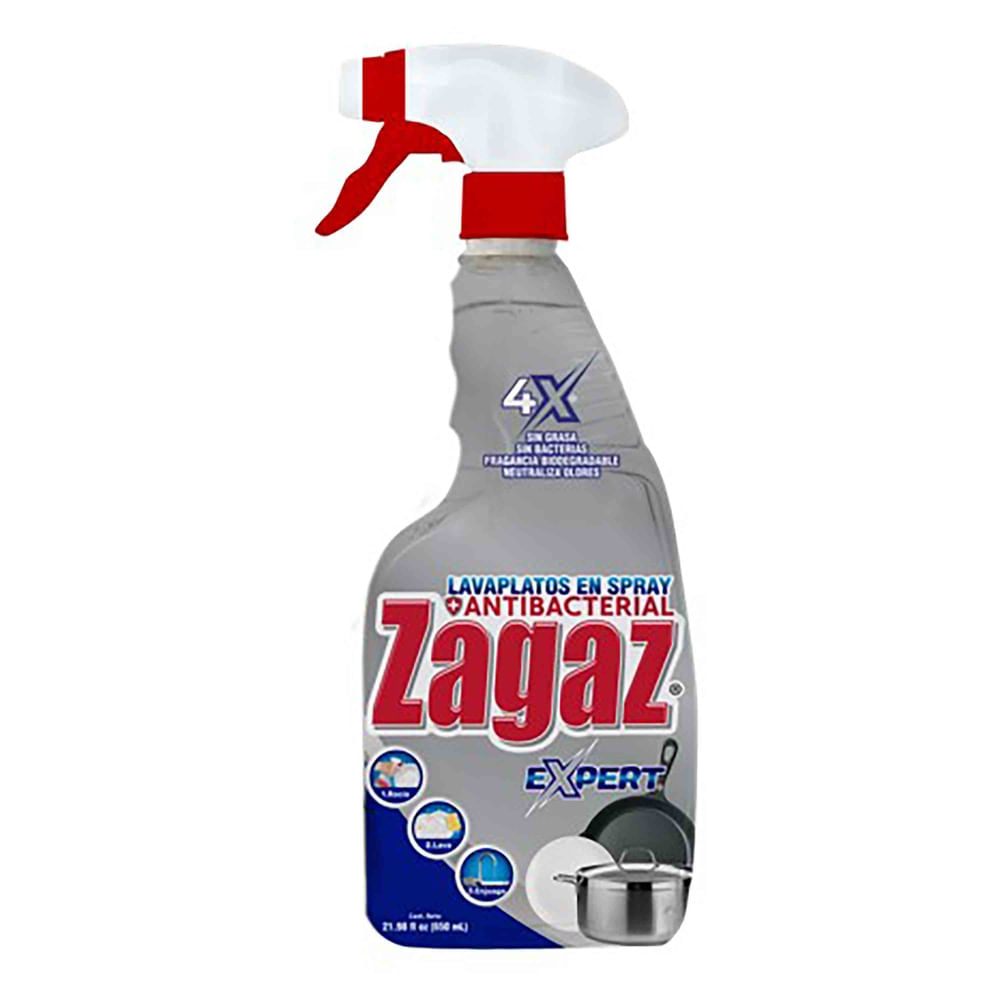 Lavaplatos líquido Zagaz expert spray -650 ml