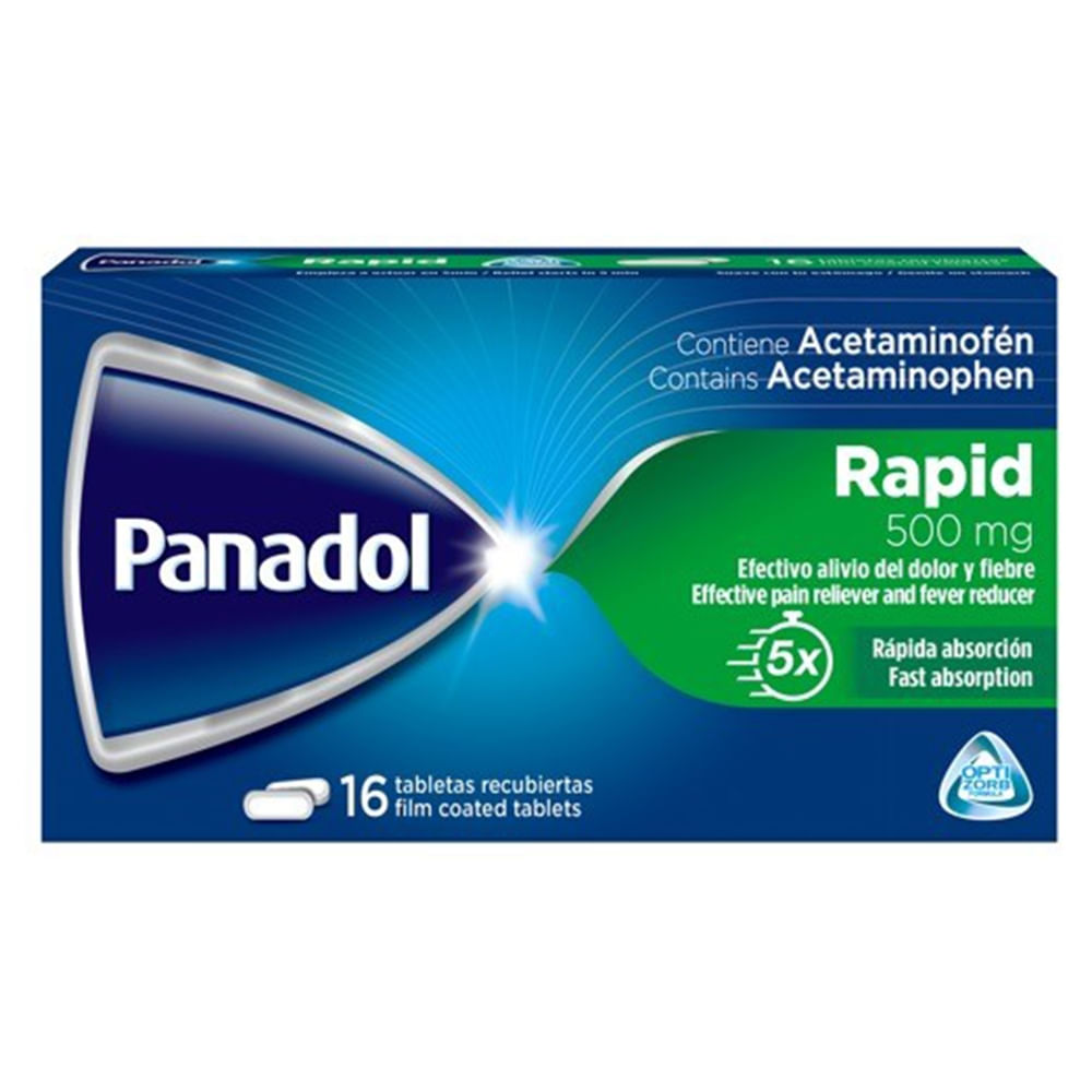 Panadol Rapid 500mg 16tab Ea