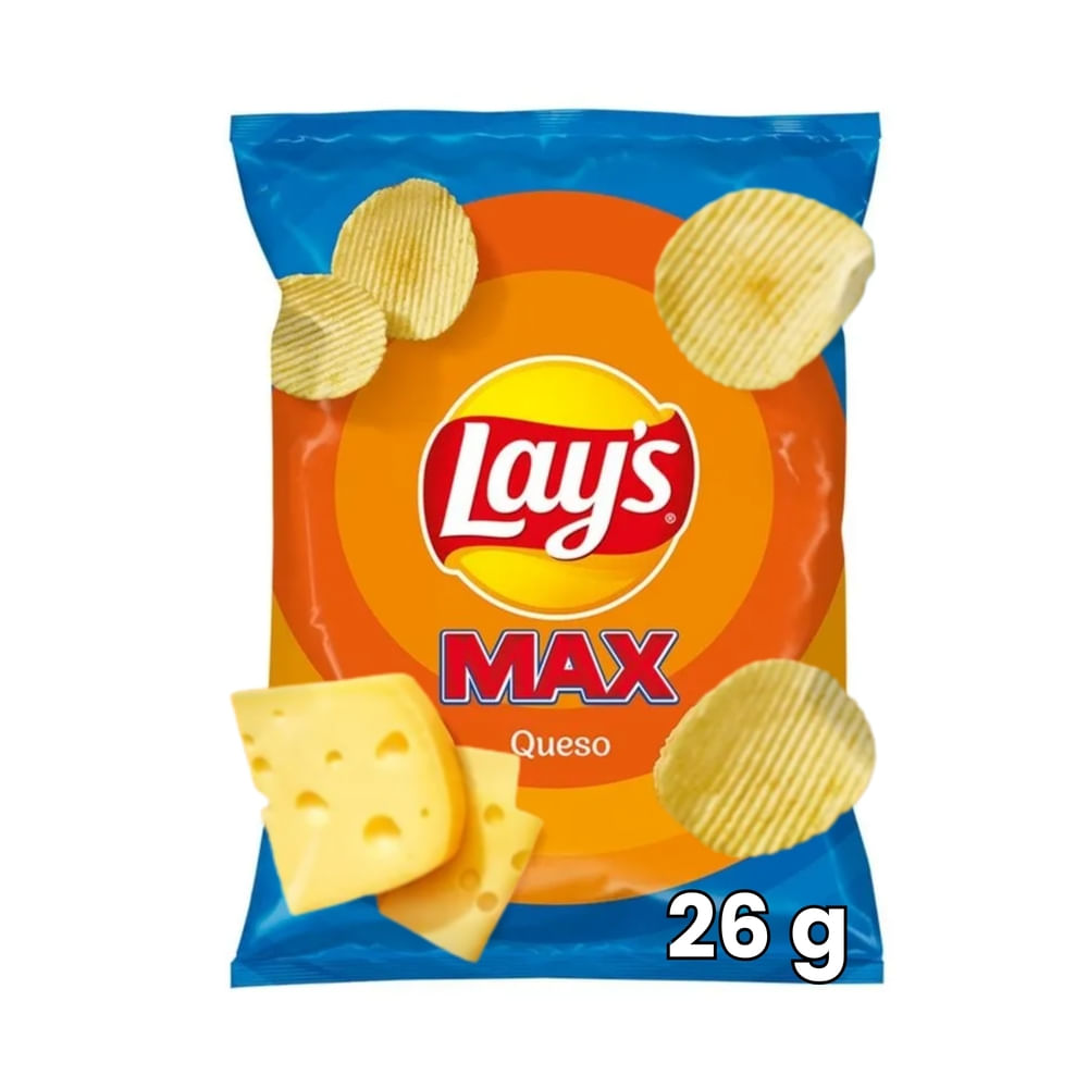 Comprar Snack Frito Lay Papas Lay's Max Queso - 26 g | Walmart Honduras ...