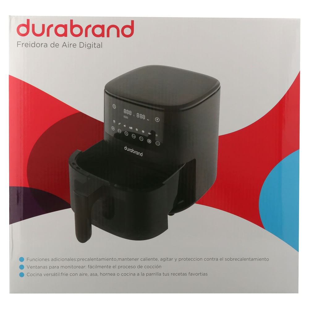 Freidora de Aire Durabrand capacidad 4.2 L digital - Walmart | Honduras