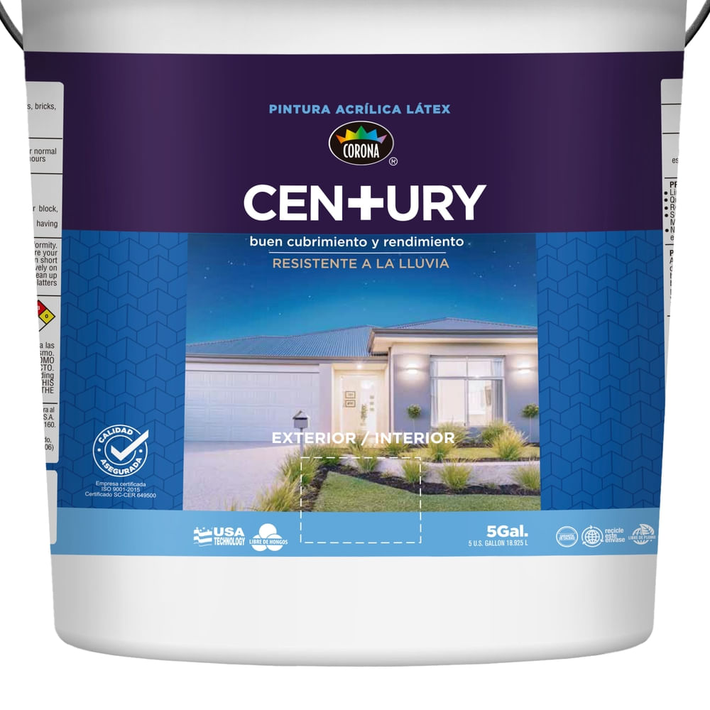 Pintura Látex Century Color Teja Rustica - Cubeta - Walmart | Honduras