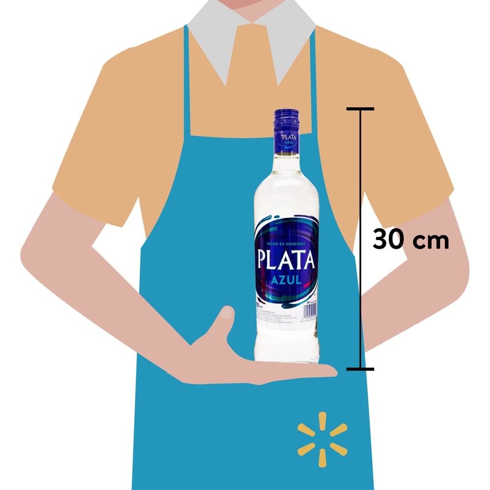Comprar Ron Plata Azul Botella -750 ml | Walmart Honduras - Walmart ...