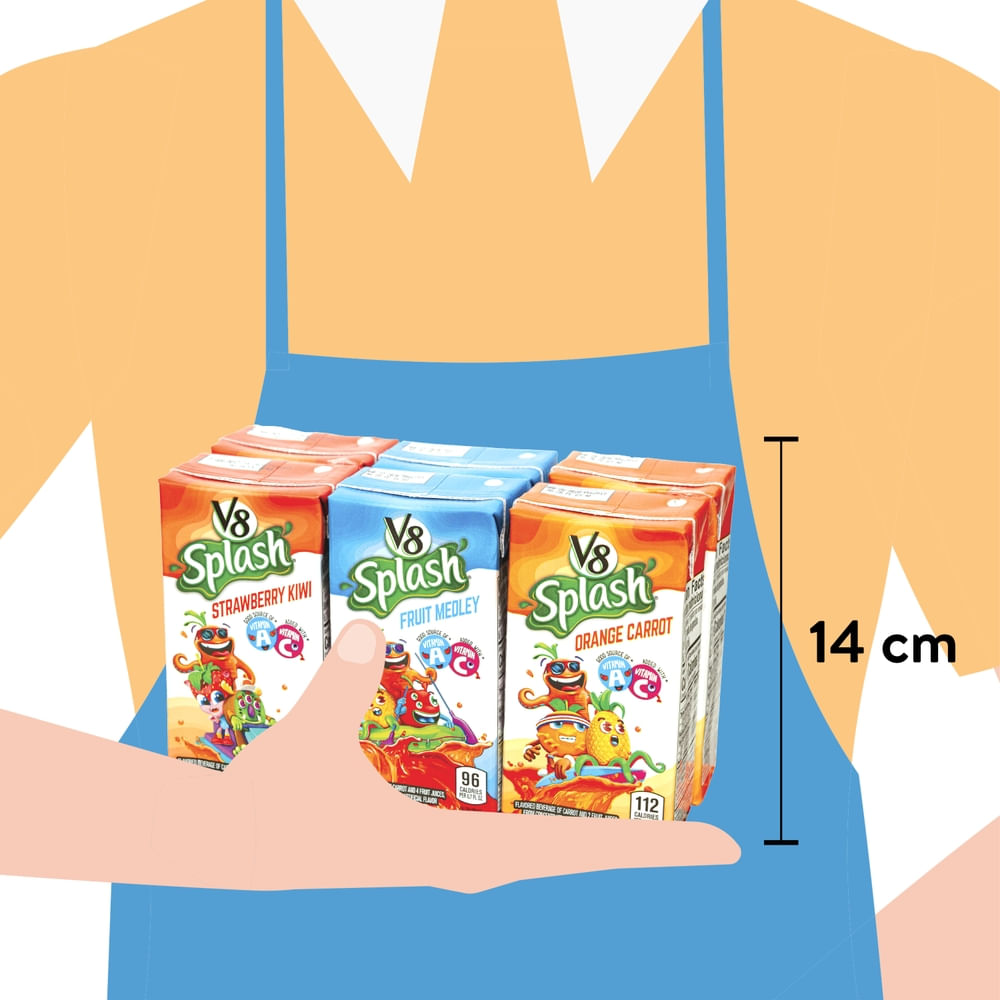 Comprar 6 Pack Jugos V8 Splash Tetra - 200ml | Walmart Honduras ...