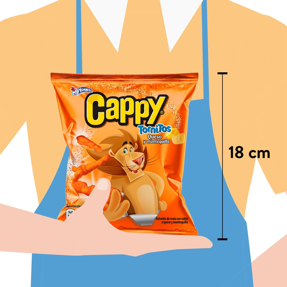 Comprar Boquita Cappy Yummies Torn Queso - 110 gr | Walmart Honduras