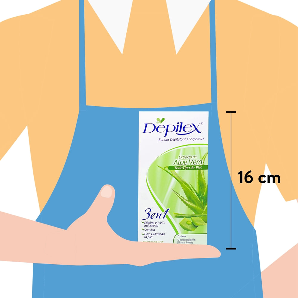 Comprar Banda Corporal Depilatori Depilex Aloe12 | Walmart Honduras ...