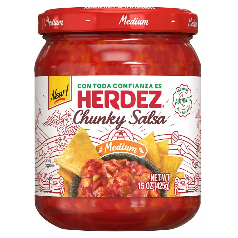 Comprar Chunky Salsa Medium Herdez - 425 g | Walmart Honduras - Walmart ...