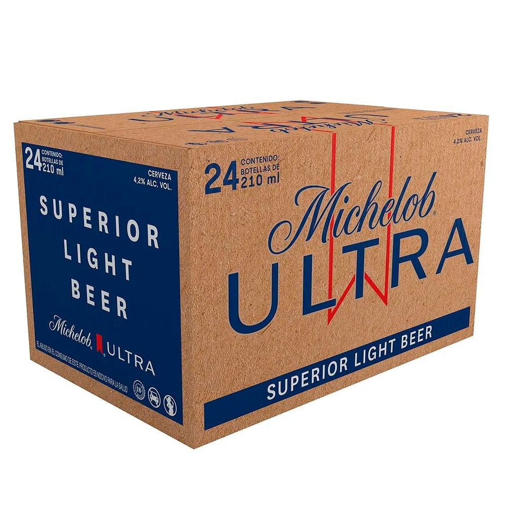 24pack Cerveza Michelob Ultra Vnr 210 Ml - Walmart | Honduras