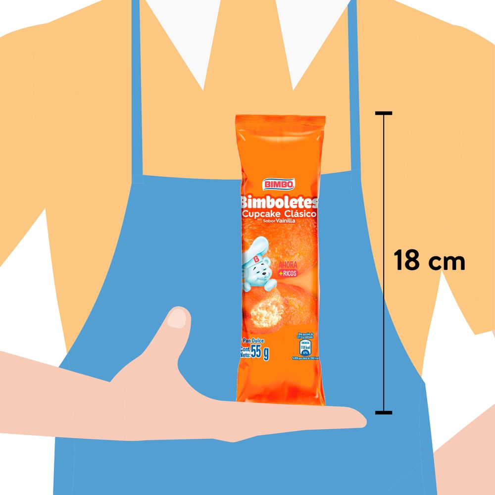 comprar Cupcake Bimbo Bimbolete Vainilla - 55 g | Walmart Honduras