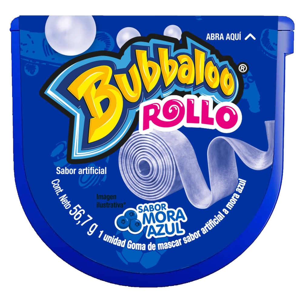 Comprar Goma Mascar Bubbalo Roll Moraazul 56.7gr | Walmart Honduras ...