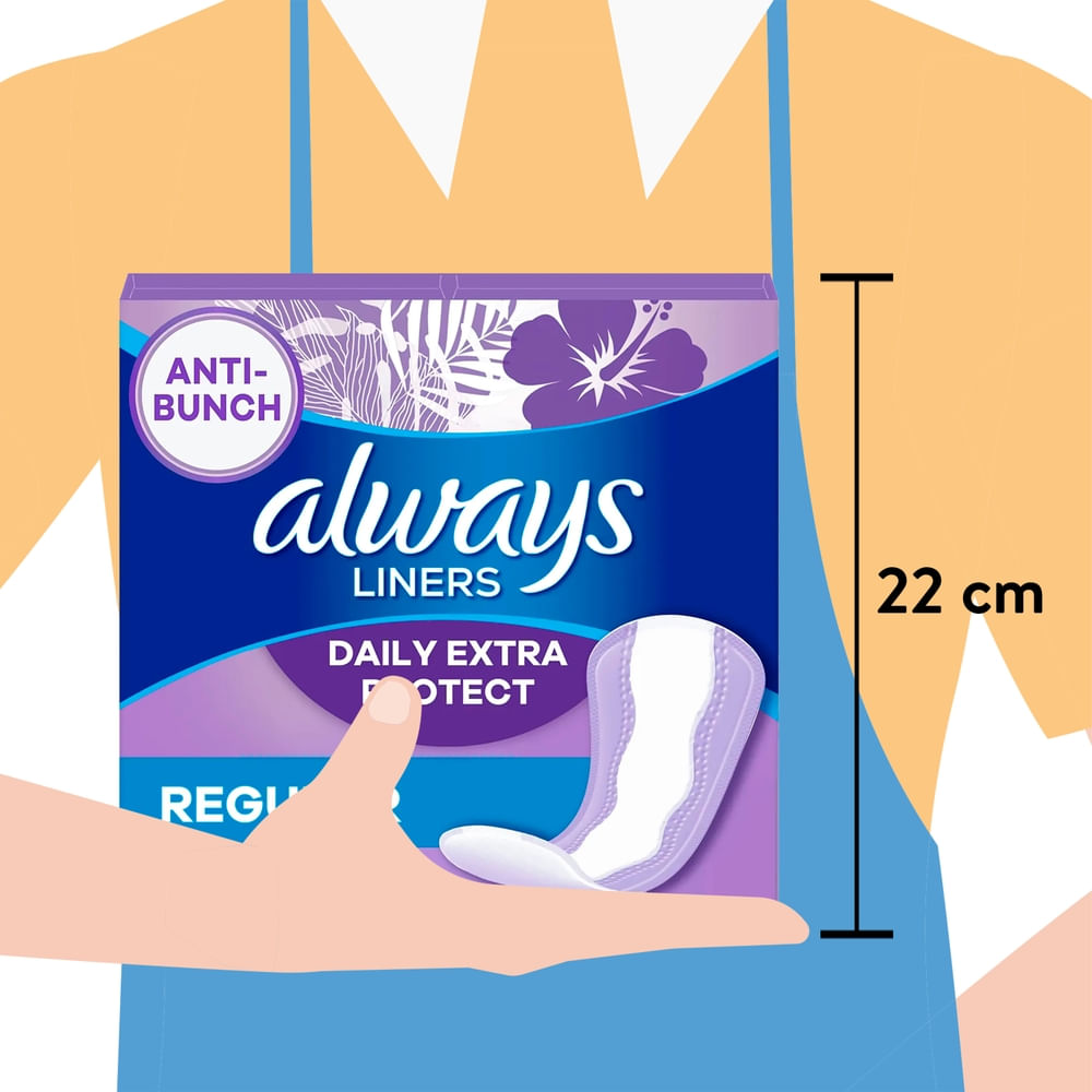 Protector Always Liners 60u - Walmart | Honduras