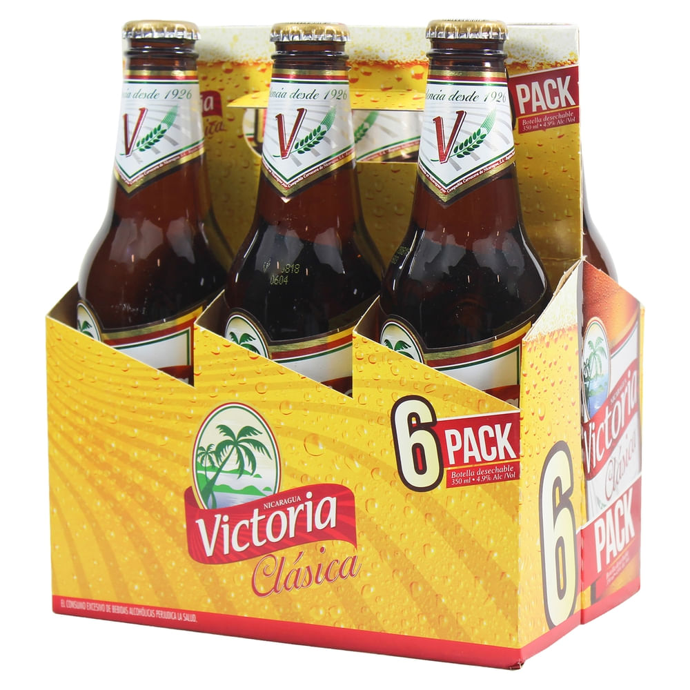 Cerveza Victoria Six Pack Botella 350 Ml - Walmart | Honduras