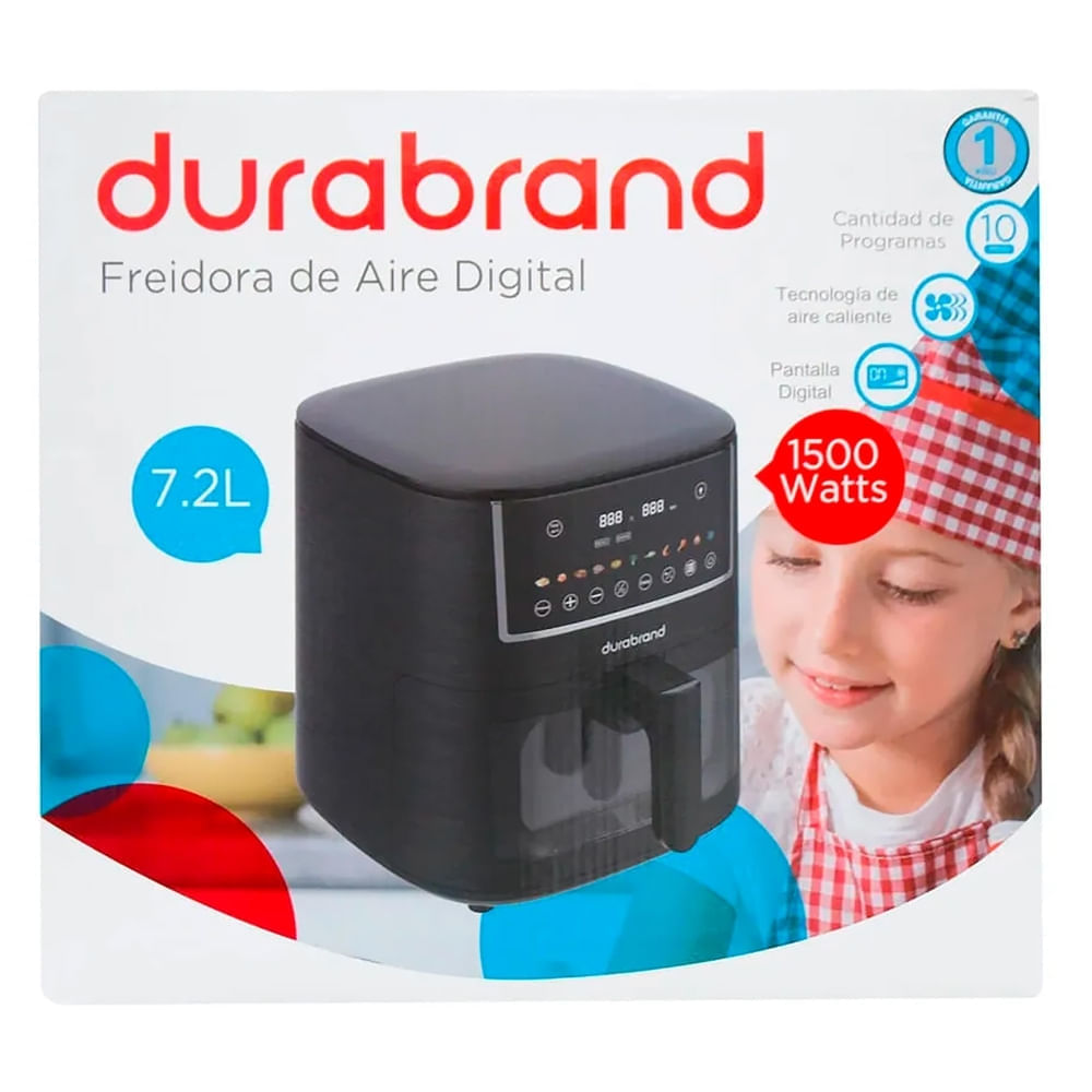 Freidora de Aire Durabrand Digital 1500 Watts de - 7L - Walmart | Honduras