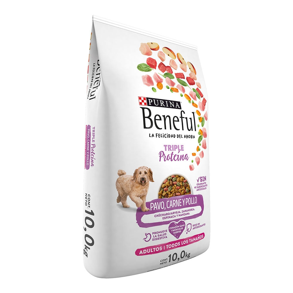 Comida para perro adulto Beneful sabor triple proteína 10 kg - Walmart ...